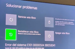 ¿Cómo reparar los errores de sistema E101 y E102 en Xbox One? - islaBit